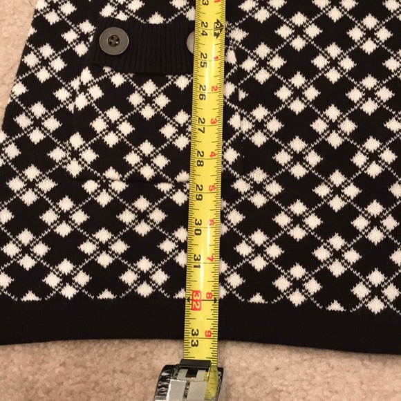 Style & Co. | Dresses | Nwt Style Co Blackwhite Diamond Pattern Dress ...